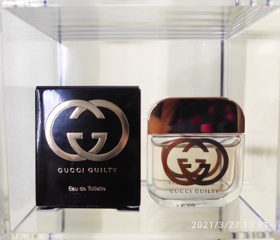 Gucci Guilty EDT 5ml mini perfume, Beauty & Personal Care, Fragrance ...