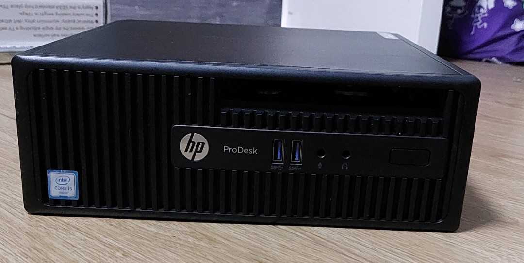 hp prodesk 400 g3 sff desktop pc/i5-6500(6GEN)/8GB DDR4/1TB HDD/win10 ...