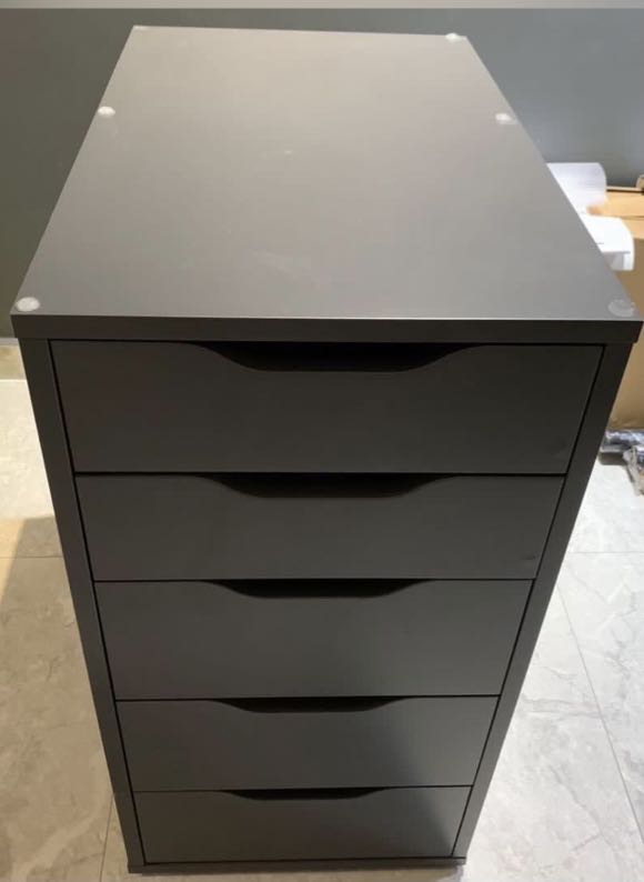 IKEA Alex 5 drawer unit, Furniture & Home Living, Furniture, Shelves ...