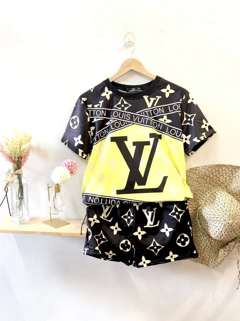Korean terno o shorts and top printed, Women's Fashion, Dresses & Sets ...