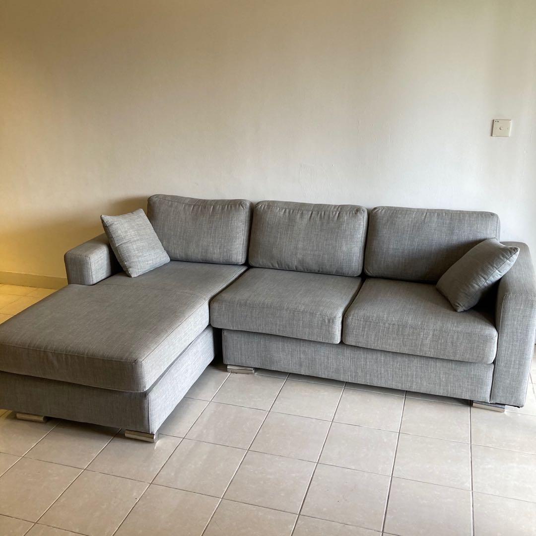 L Shape Sofa Grey Colour | atelier-yuwa.ciao.jp