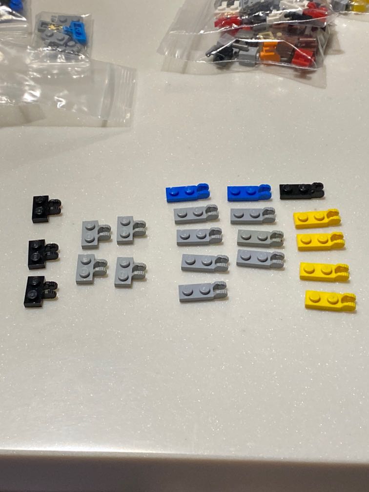 LEGO parts: hinge plate with fingers, Hobbies & Toys, Toys & Games on ...