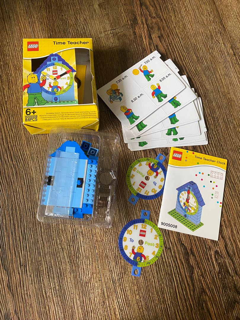 LEGO Time Teacher Blue Kids, Hobbies & Toys, Toys & Games on Carousell