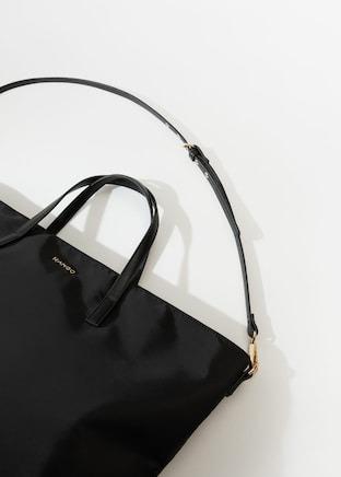 Mango Nylon Shopper Tote Bag, Women's Fashion, Bags & Wallets, Tote ...