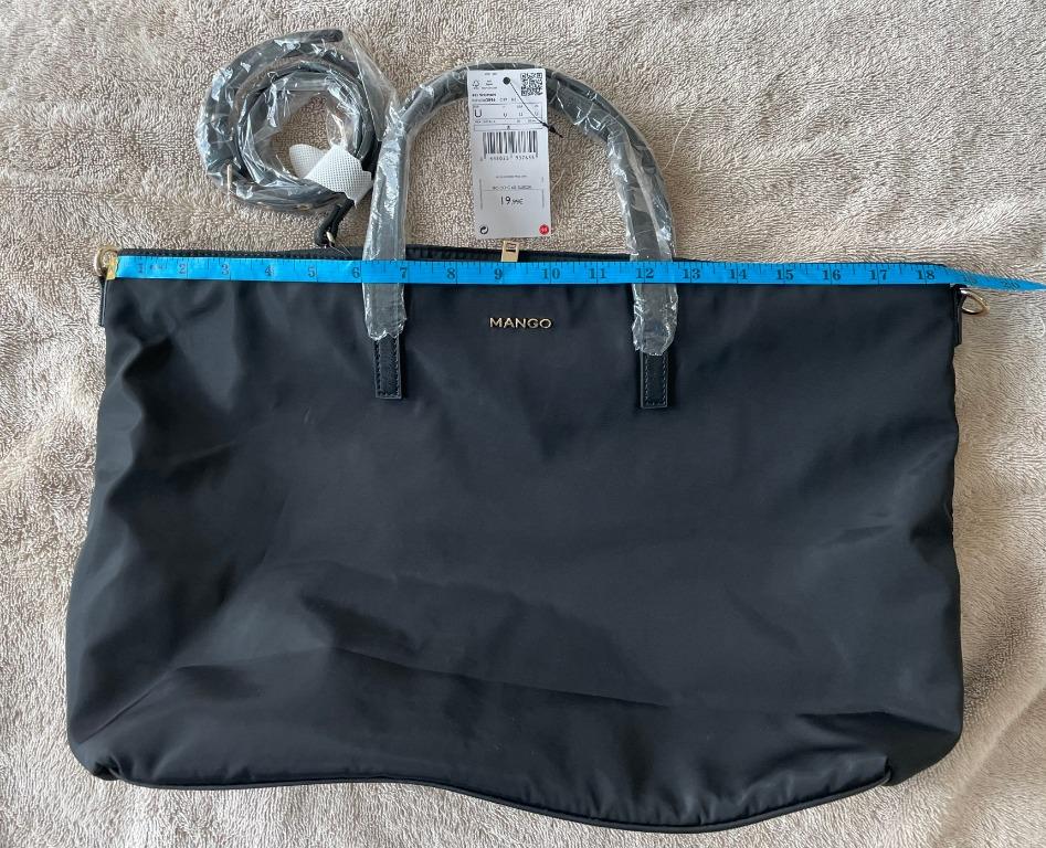 Mango Nylon Shopper Tote Bag, Women's Fashion, Bags & Wallets, Tote ...