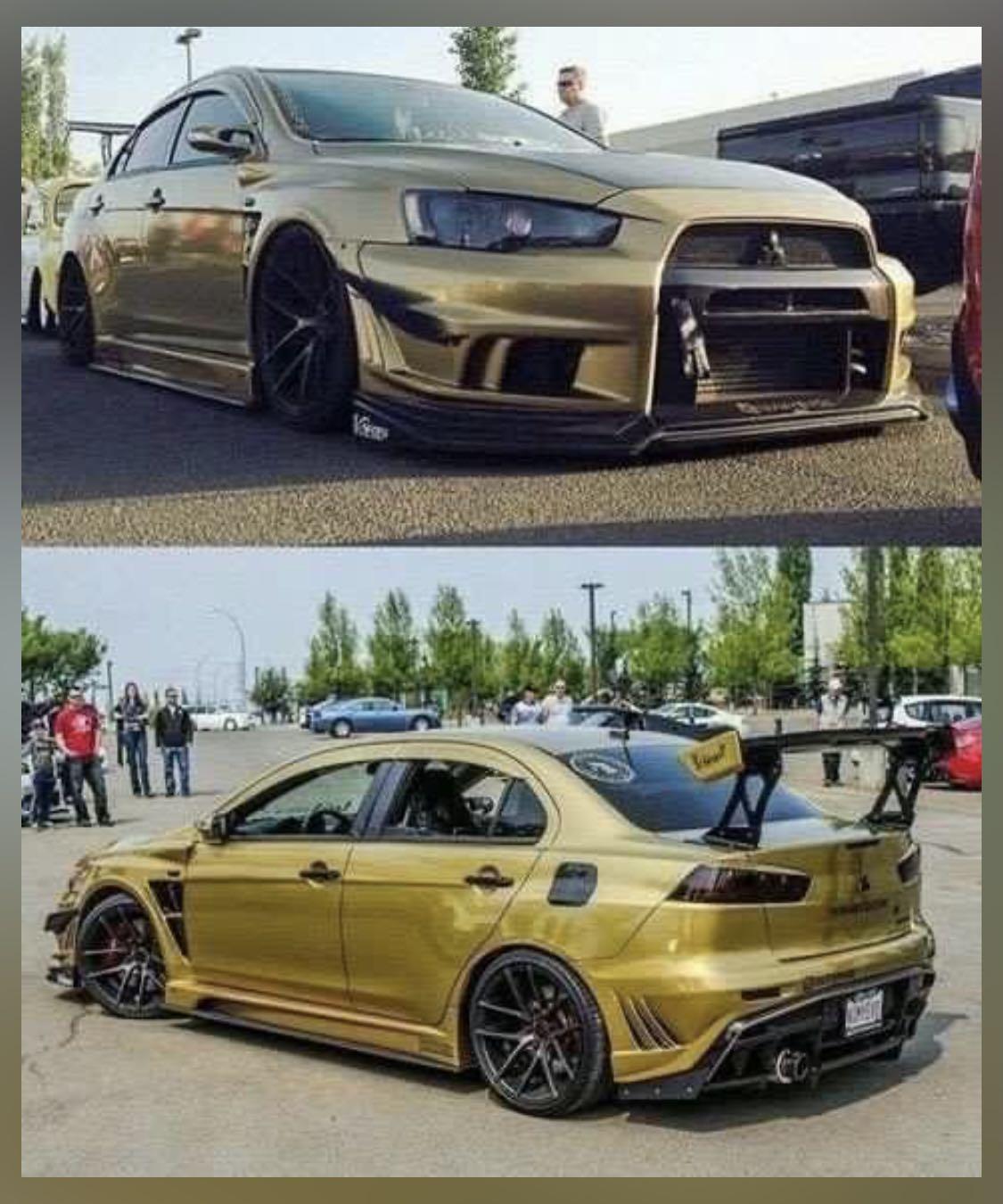 Mitsubishi Lancer EX GT Varis FQ400 Evo X Bonnet Skirting Diffuser ...