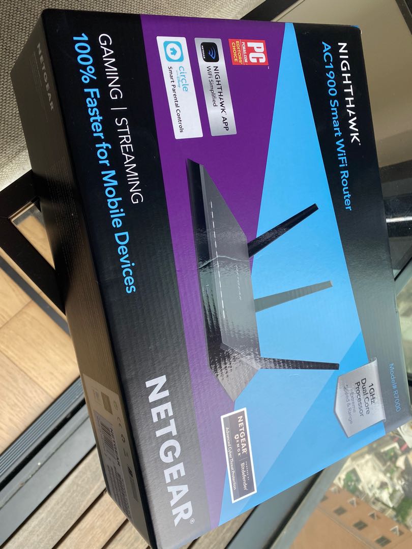 Net gear WiFi router, 家庭電器, 電視 & 其他娛樂, 電視組件及配件 - Carousell