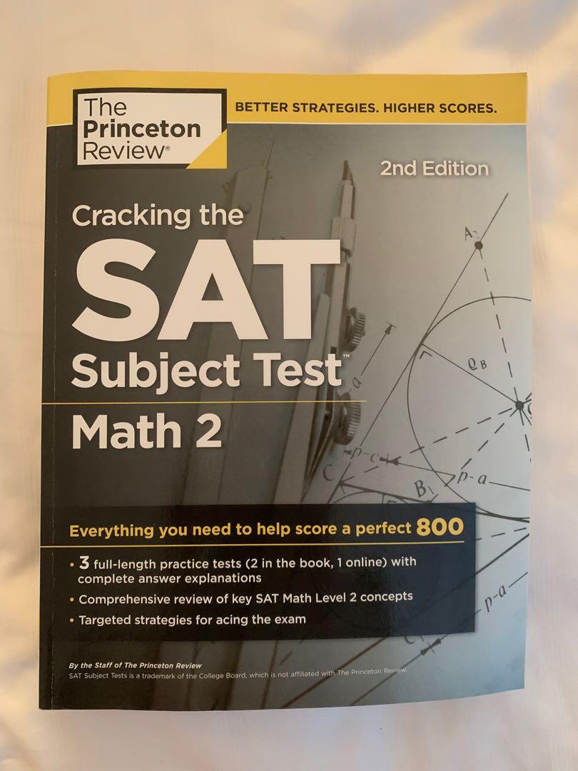 (NEW) SAT Subject Test Math 2, Hobbies & Toys, Books & Magazines ...