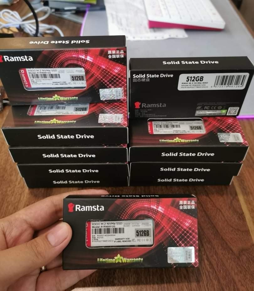 NVME SSD RAMSTA 512GB/1TB, Computers & Tech, Parts & Accessories ...
