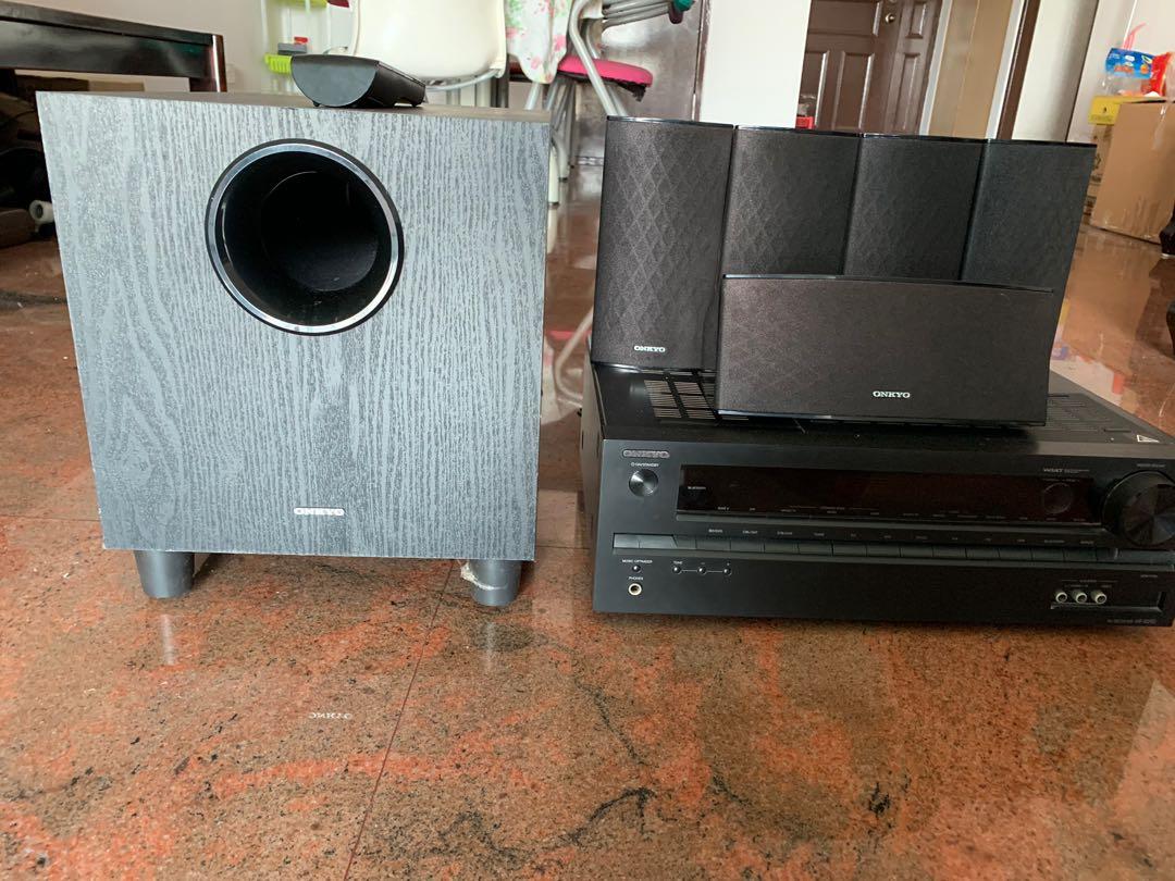 BLUETOOTH ONKYO AV RECEIVER HT-R393, Audio, Soundbars, Speakers & Amplifiers on Carousell
