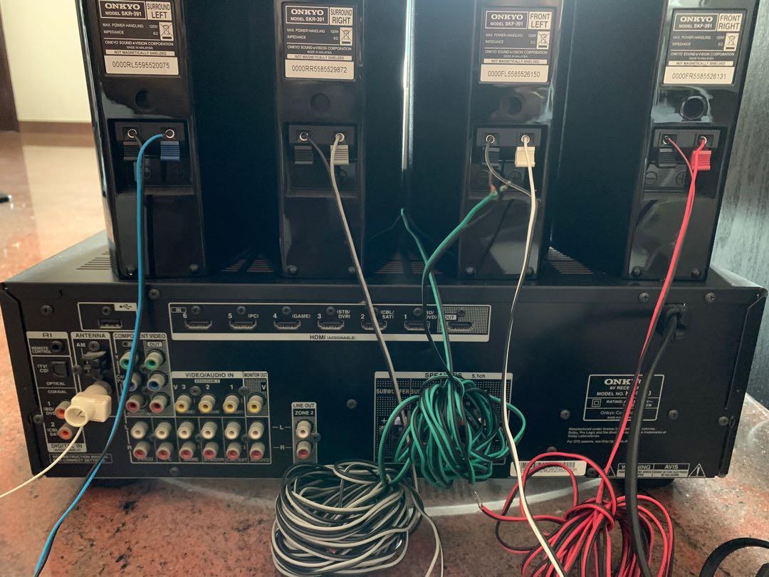 BLUETOOTH ONKYO AV RECEIVER HT-R393, Audio, Soundbars, Speakers & Amplifiers on Carousell