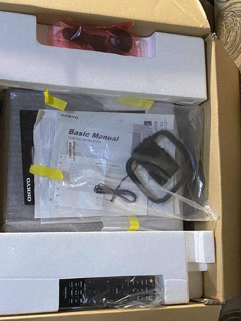 Onkyo High End model TX-RZ720 ,Dolby Atmos ,DTS-X, THX Certified, IMAX ...