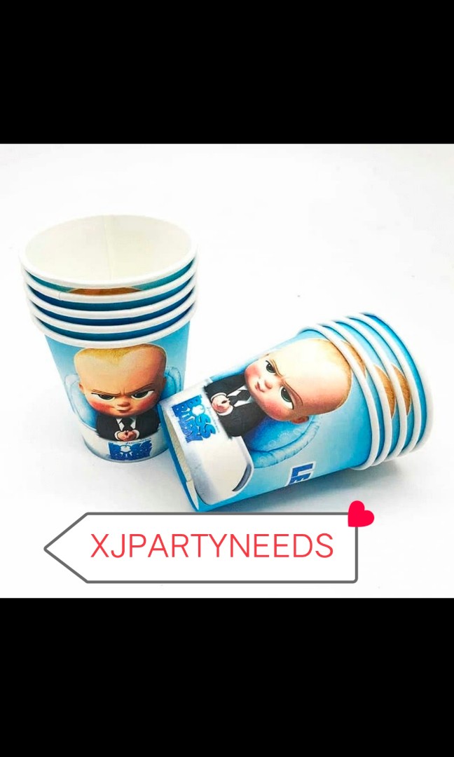 paper Cups Boss baby, Announcements on Carousell