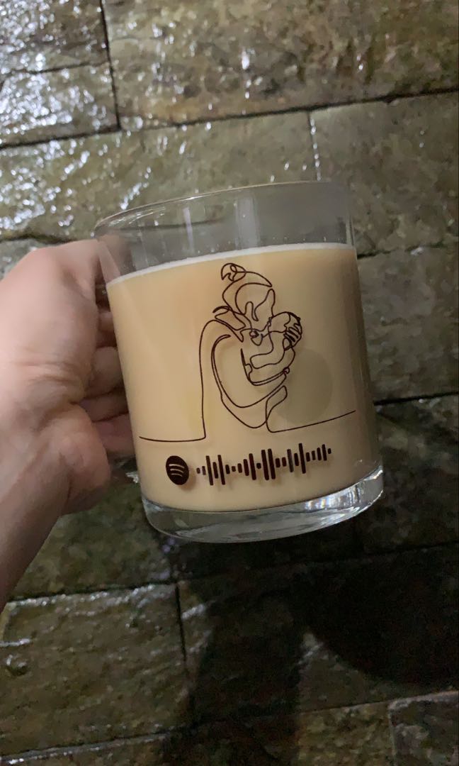 Personalized Spotify Clear Mugs with Song Code, Furniture & Home Living ...