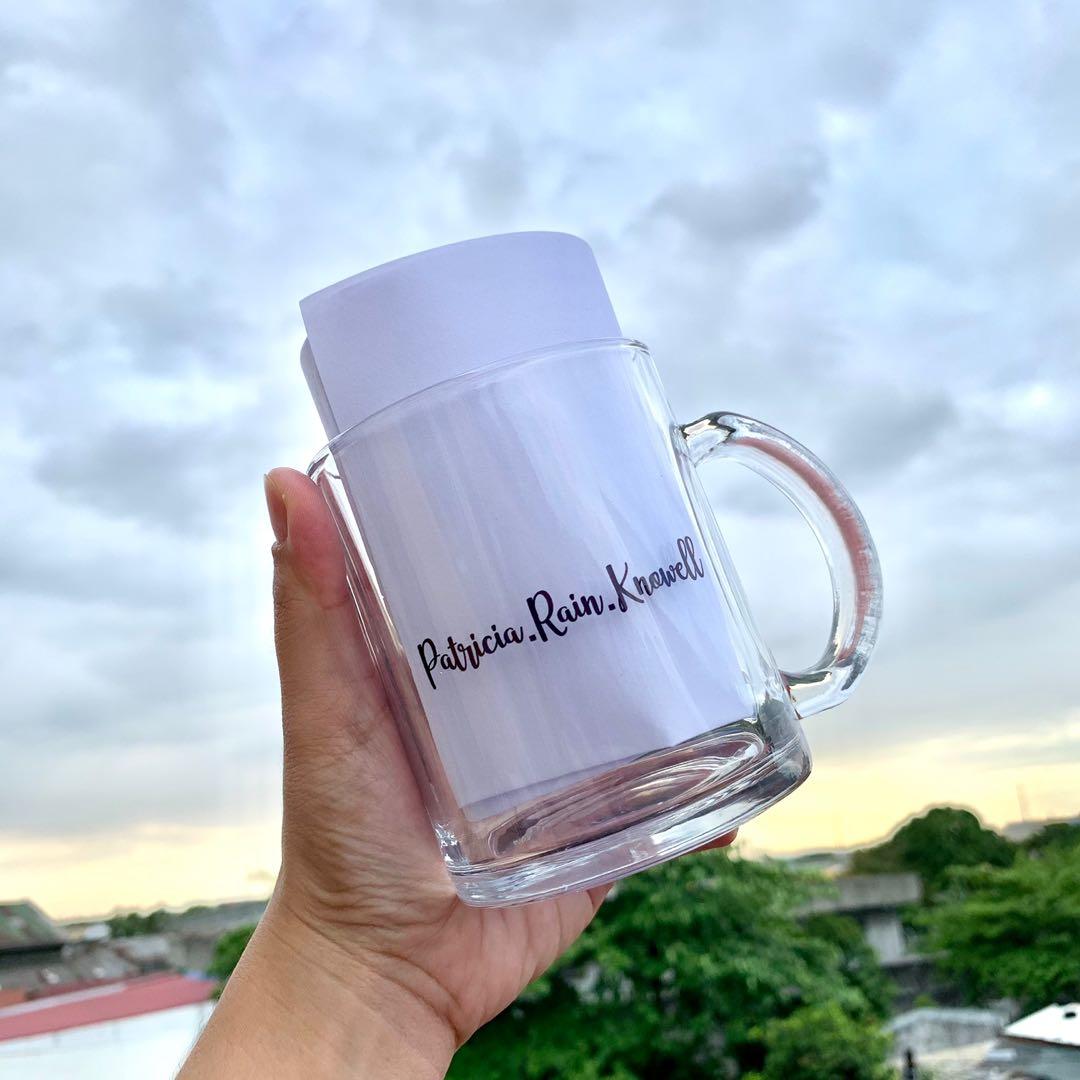 Personalized Spotify Clear Mugs with Song Code, Furniture & Home Living ...