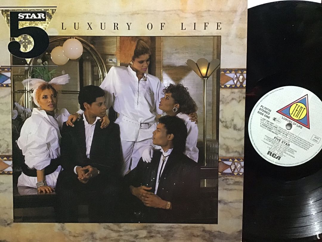 LP 5 Star -Luxury of Life OOP VINYL RECORD Anubis Piring Hitam 80s Pop ...