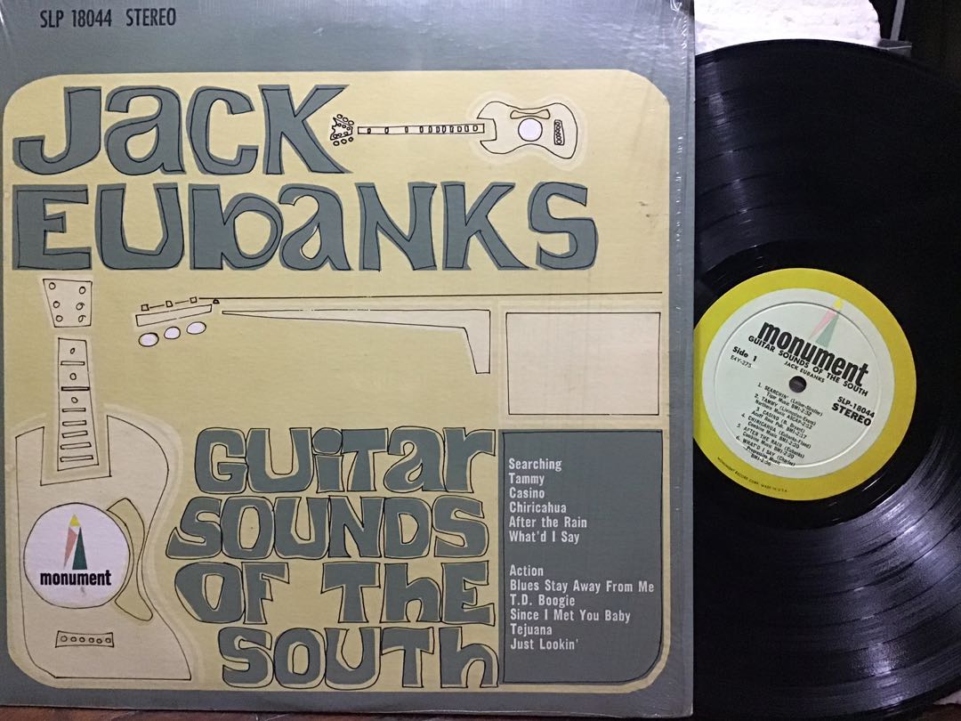 LP Jack Eubanks - Guitar Sounds of the South OOP 1966 VINYL RECORD ...