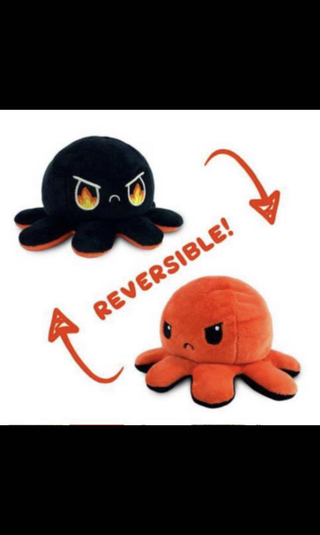 PO 2 for $12 TeeTurtle Reversible Octopus Mini Plush Squishy Soft Toy ...