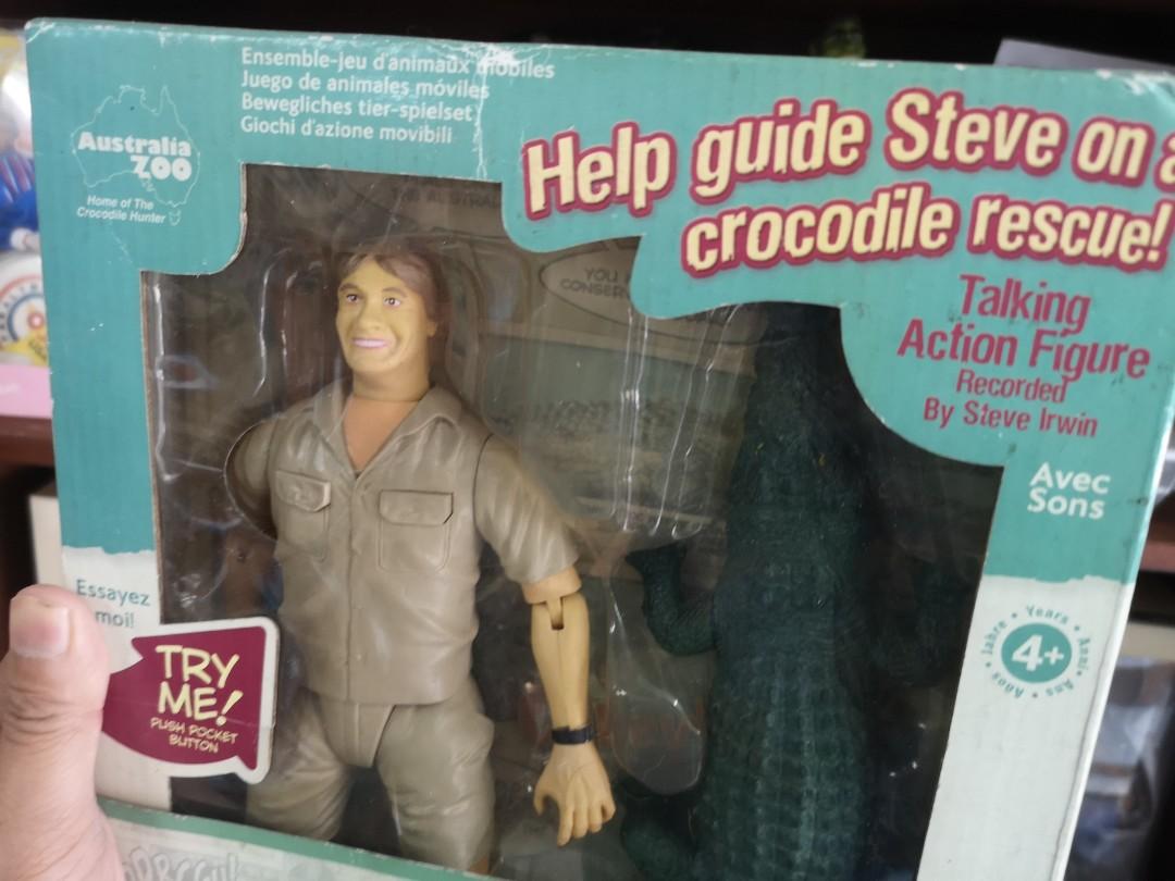 Rare Steve Irwin action figure BIG!, Hobbies & Toys, Memorabilia ...
