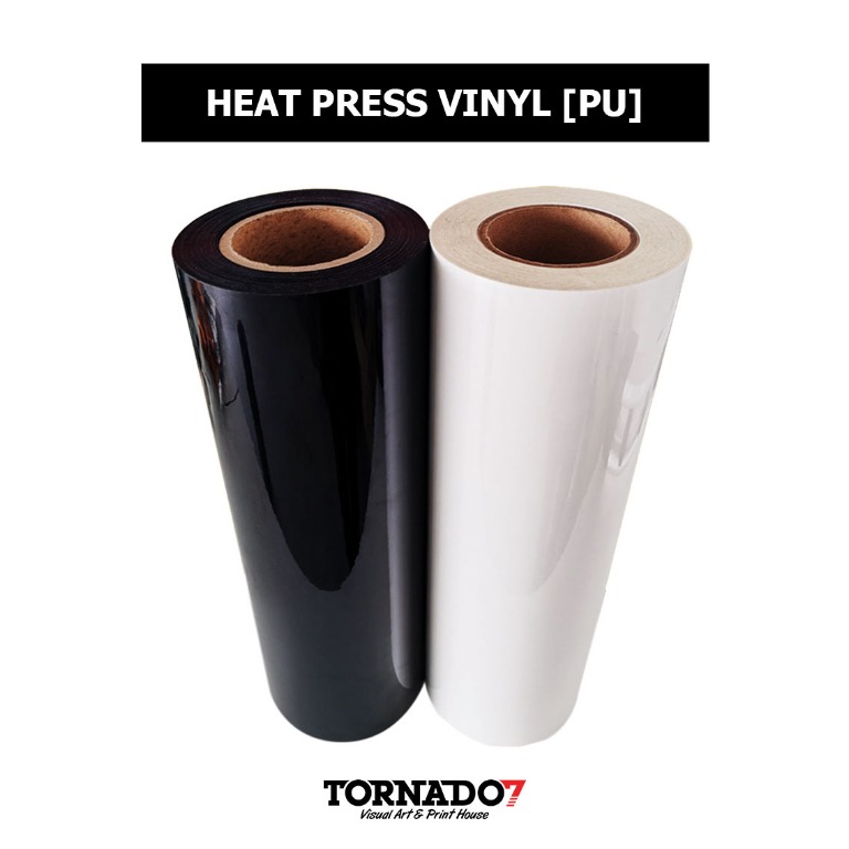 [Ready Stock] Heat Transfer VINYL PU - Black / White, Hobbies & Toys, Stationery & Craft, Art ...