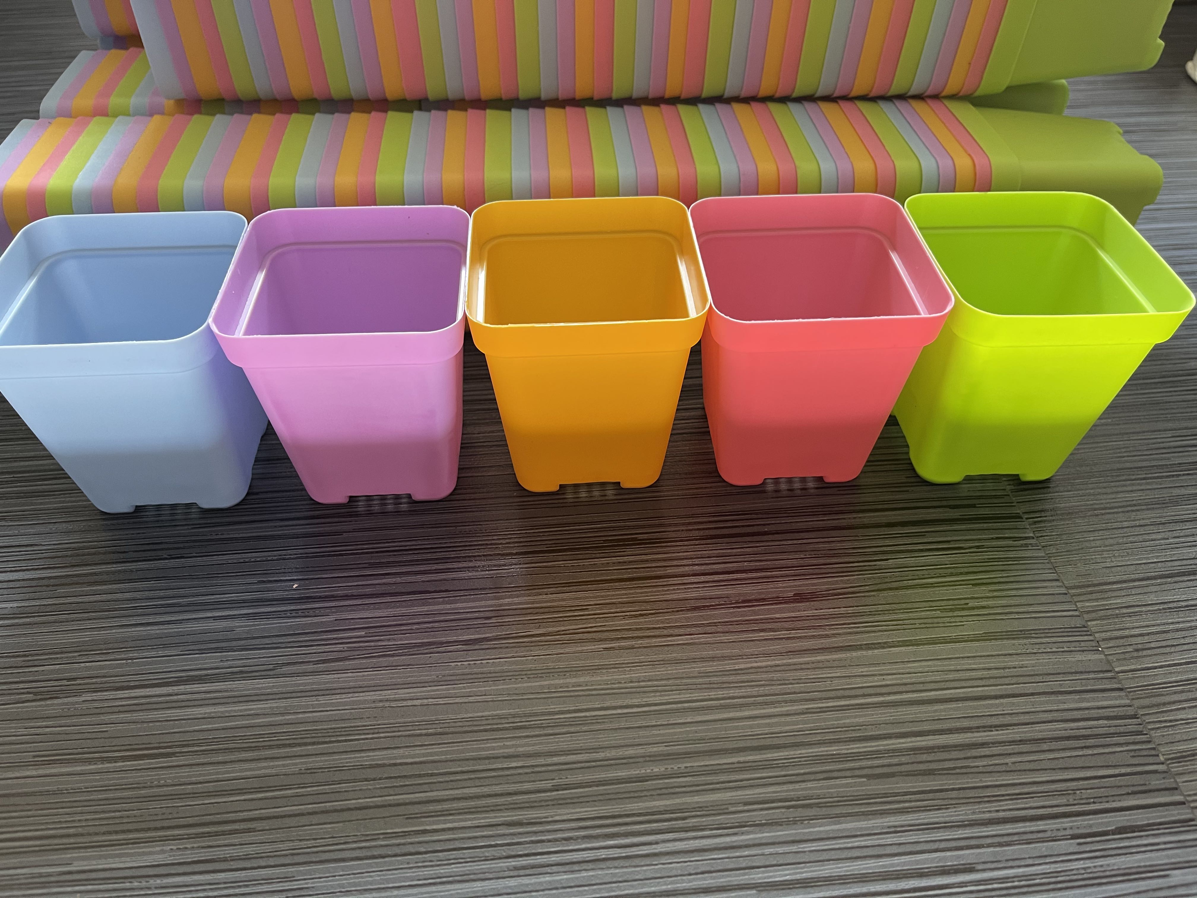 Small square plant pots, Furniture & Home Living, Gardening, Pots ...