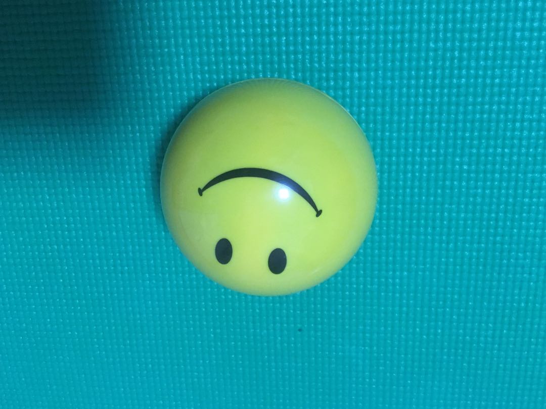 Smiley face magic 8 ball, Hobbies & Toys, Toys & Games on Carousell