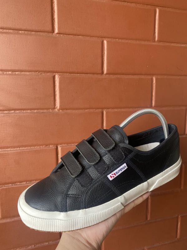 Superga Leather Velcro Like New for Men, Men's Fashion, Footwear ...