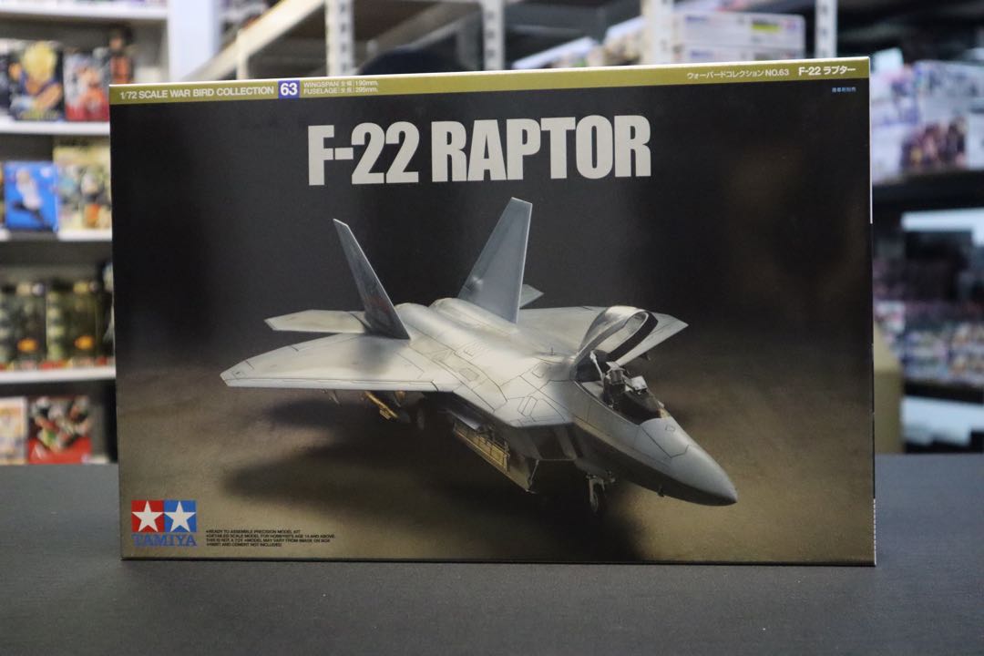 Tamiya F-22 Raptor, Hobbies & Toys, Collectibles & Memorabilia, Fan ...