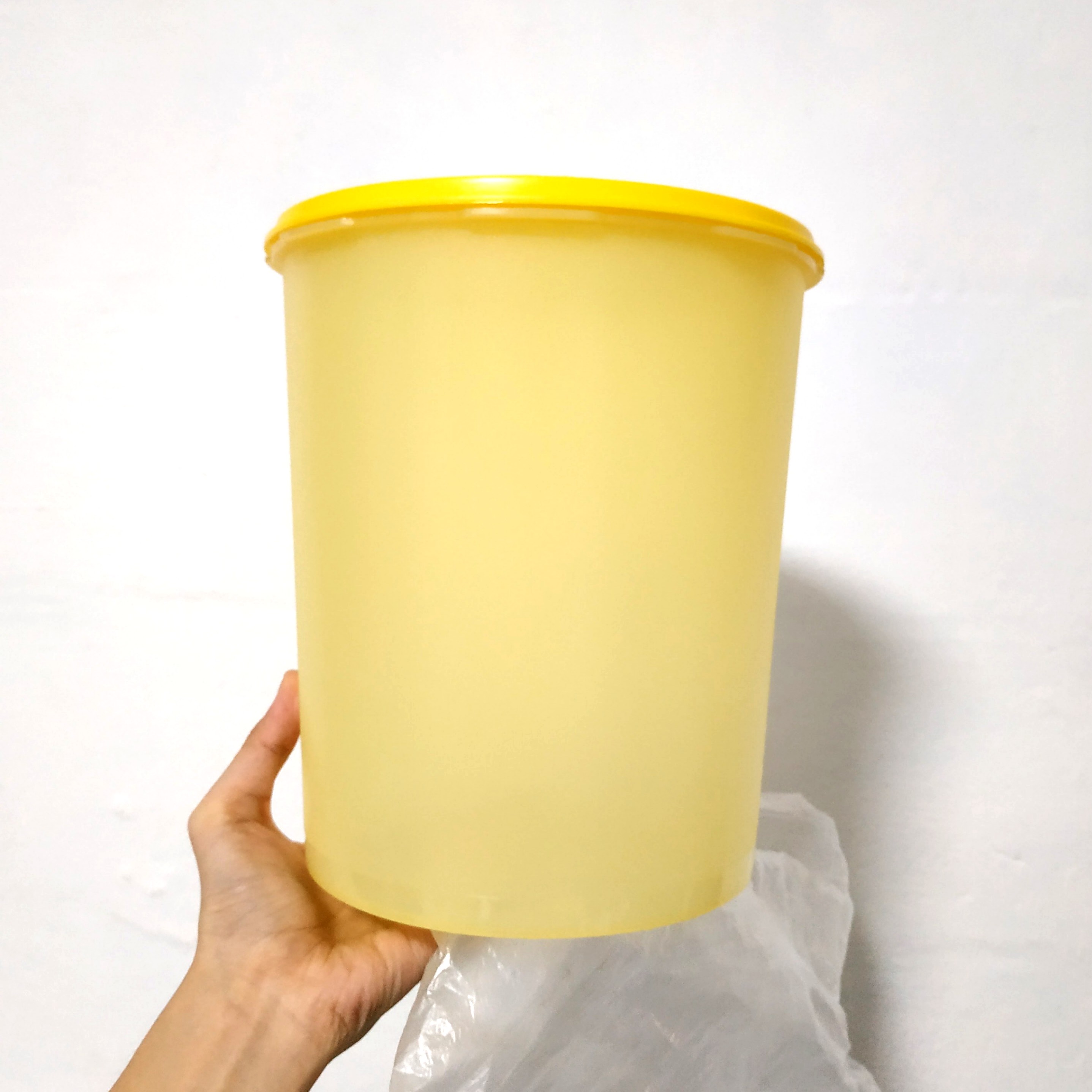 Tupperware 4.3L One Touch Deco Topper Canister Container, Home ...