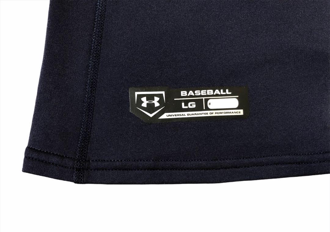 Under Armour Baseball Turtleneck Compression Shirt Dark Blue, Women's ...