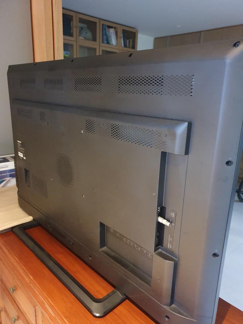 Used Sharp Aquos 46" TV Full HD Ultra Slim LED LC46LE450M Black., TV ...