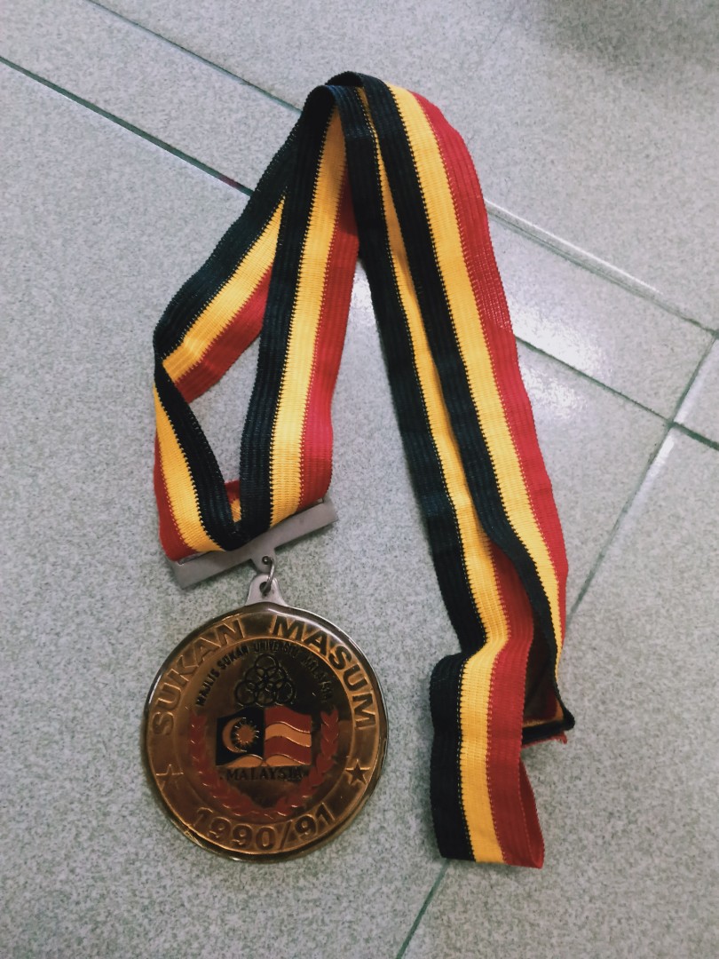 Vintage 1990/91 Sukan MASUM, Liga MASUM Bola Jaring Medal., Sports ...