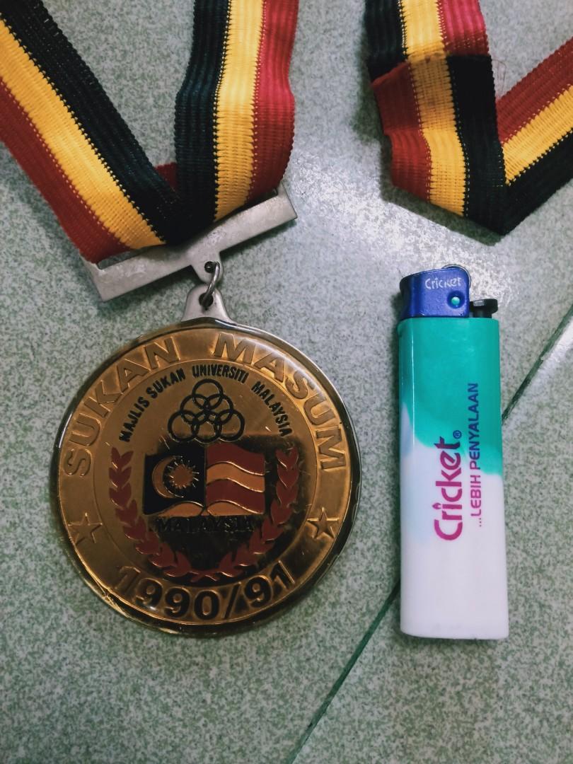Vintage 1990/91 Sukan MASUM, Liga MASUM Bola Jaring Medal., Sports ...