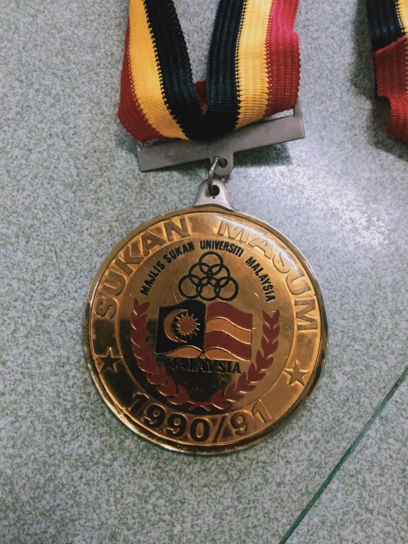 Vintage 1990/91 Sukan MASUM, Liga MASUM Bola Jaring Medal., Sports ...