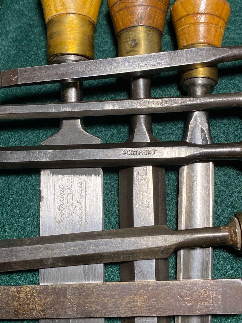 Vintage Footprint Chisels and (sorry,Gouge sold), Everything Else on ...
