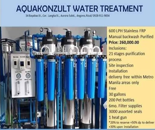 WATER STATION - COMPLETE SET UP, Commercial & Industrial, Industrial ...