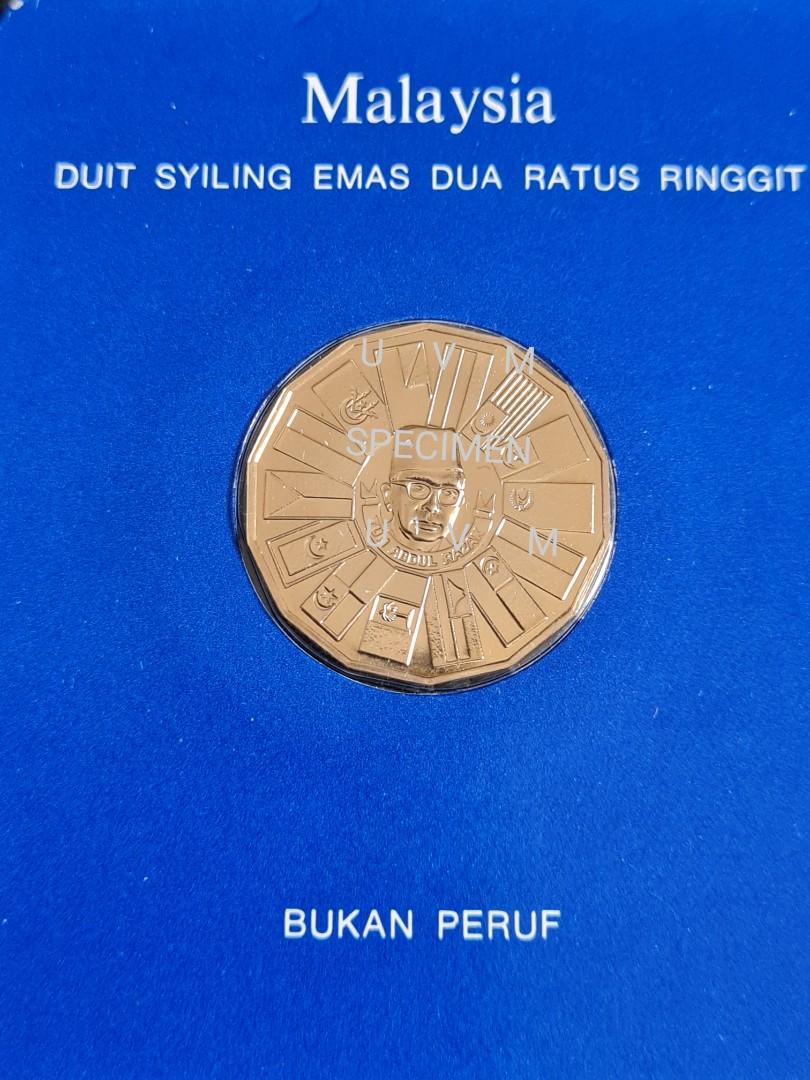 1976 Gold Coin Rm200, Hobbies & Toys, Collectibles & Memorabilia, Currency on Carousell