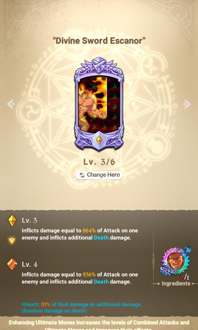 7DS 7 deadly sins the one escanor assault mode meliodas goddess ...