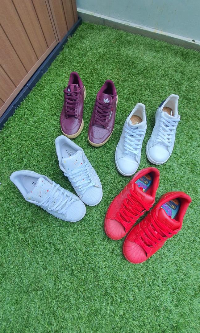 Adidas Superstar (Paint Splatter on White), Men's Fashion, Footwear ...