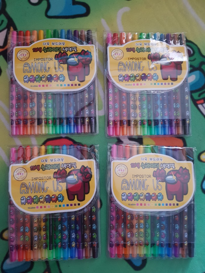 Among Us Twistable Crayon, Hobbies & Toys, Stationery & Craft ...