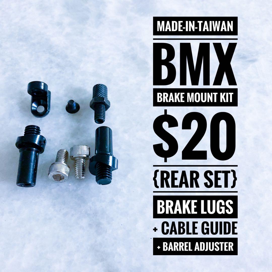 BMX Brake Mount Kit 8mm - 3 Options, Sports Equipment, Bicycles & Parts ...