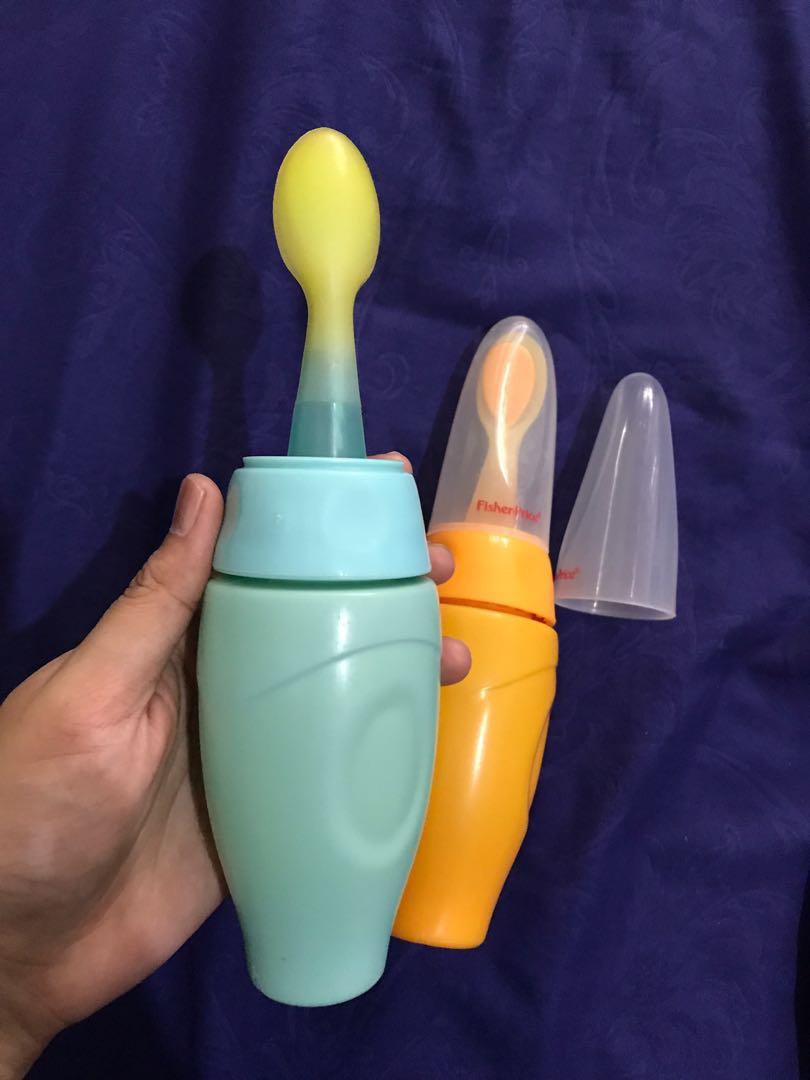 botol sendok makan bayi tempat makan bayi soft squeeze feeder soft ...