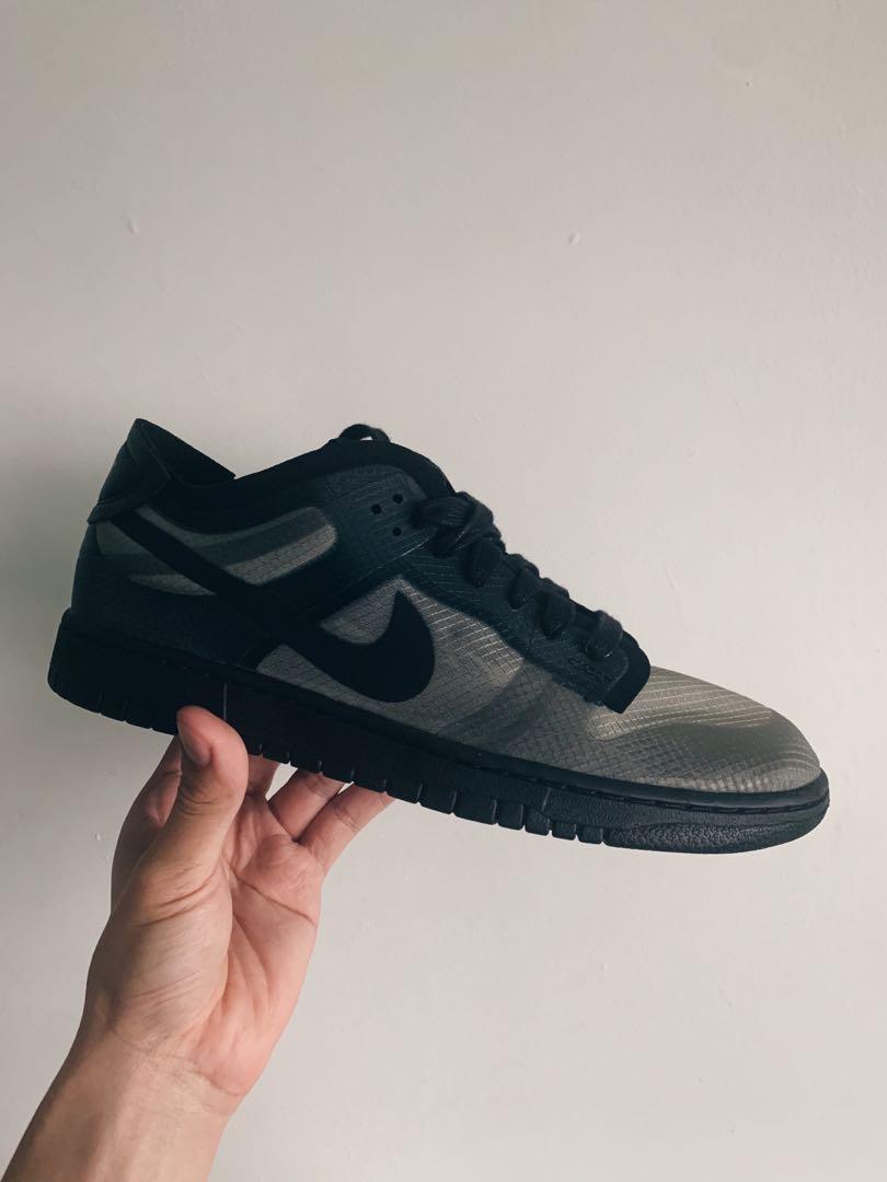 CDG x Nike Dunk Low Black, Men's Fashion, Footwear, Sneakers on Carousell
