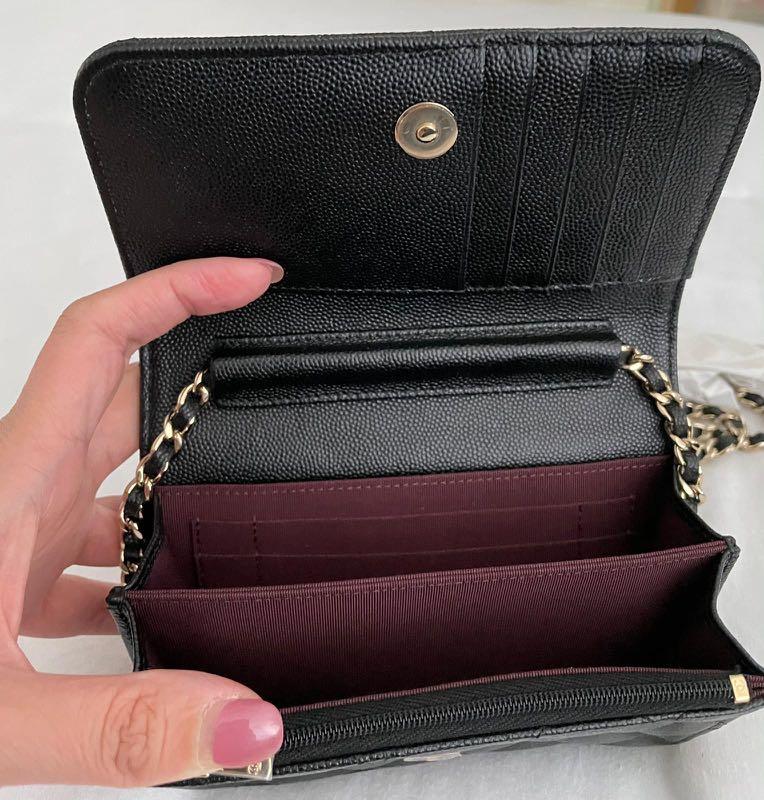 CHANEL Mini Wallet On Chain, Luxury, Bags & Wallets on Carousell