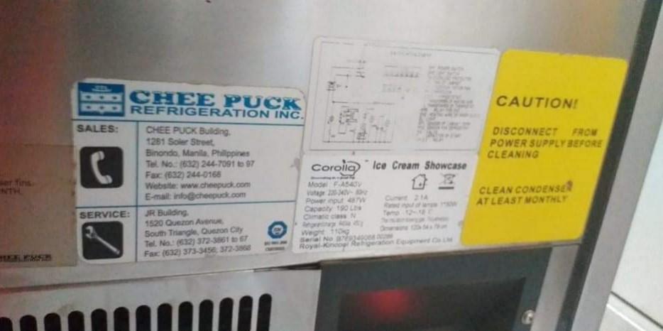 Chee Puck Ice Cream Display Freezer/ Meat Display Freezer Table Top, TV ...