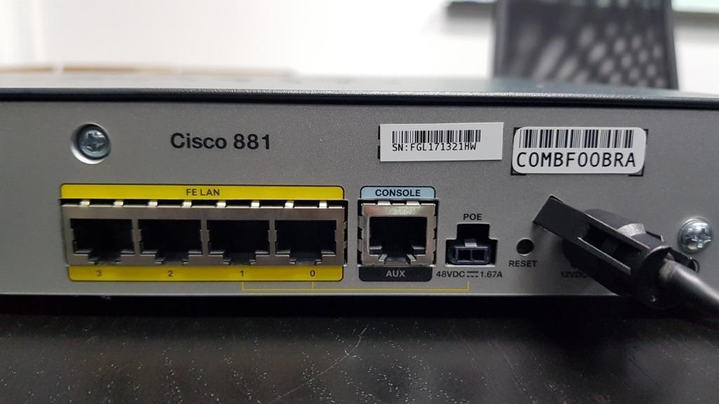 Cisco 881 Integrated Services Router, Computers & Tech, Parts ...