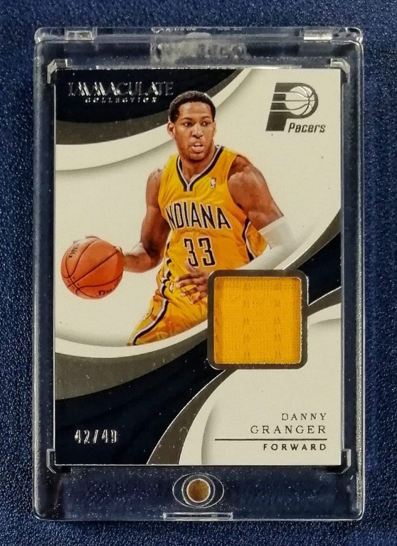 Danny Granger Patch 2017 Immaculate NBA Card w/ Free Magnetic, Hobbies ...