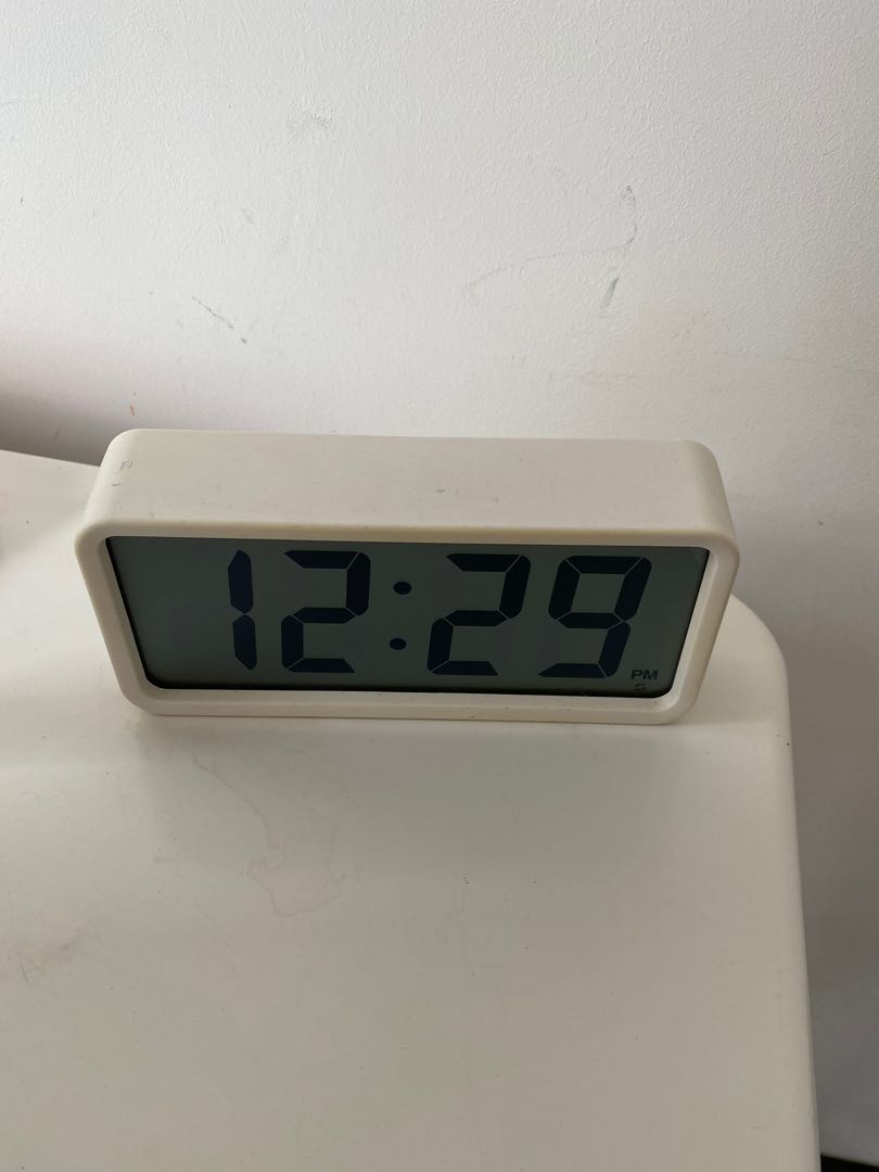Digital clock, Furniture & Home Living, Home Decor, Clocks on Carousell