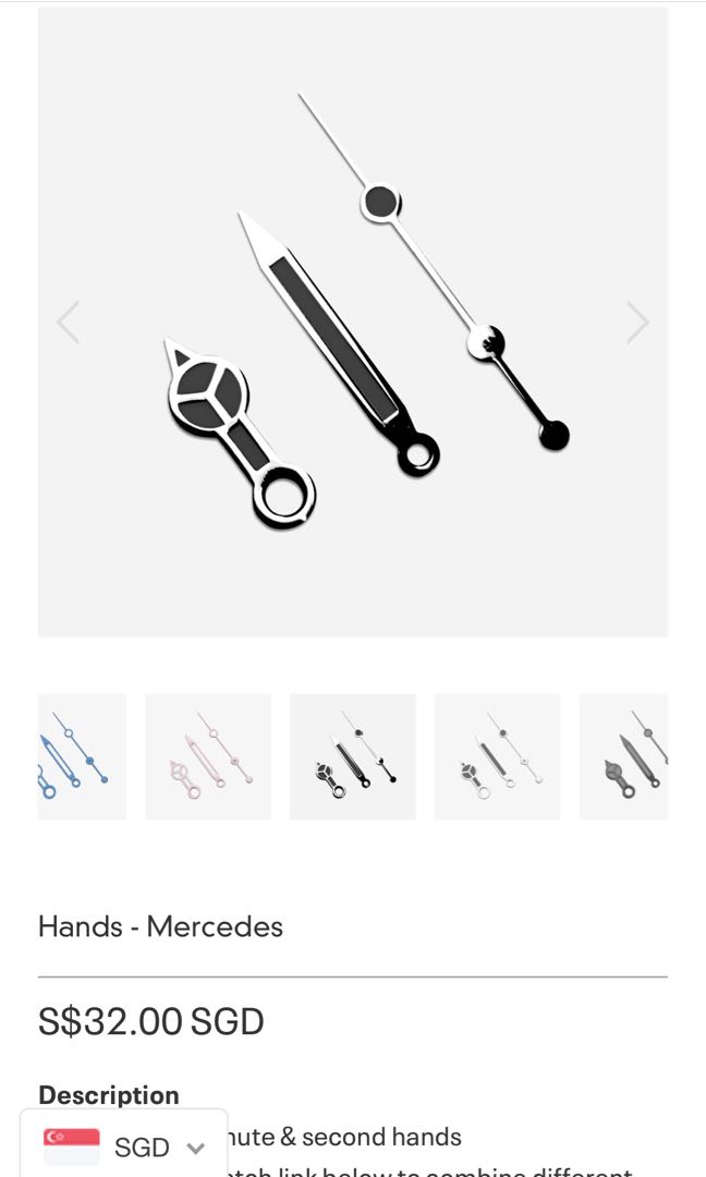 Dlw Mercedes hands, Mobile Phones & Gadgets, Wearables & Smart Watches ...