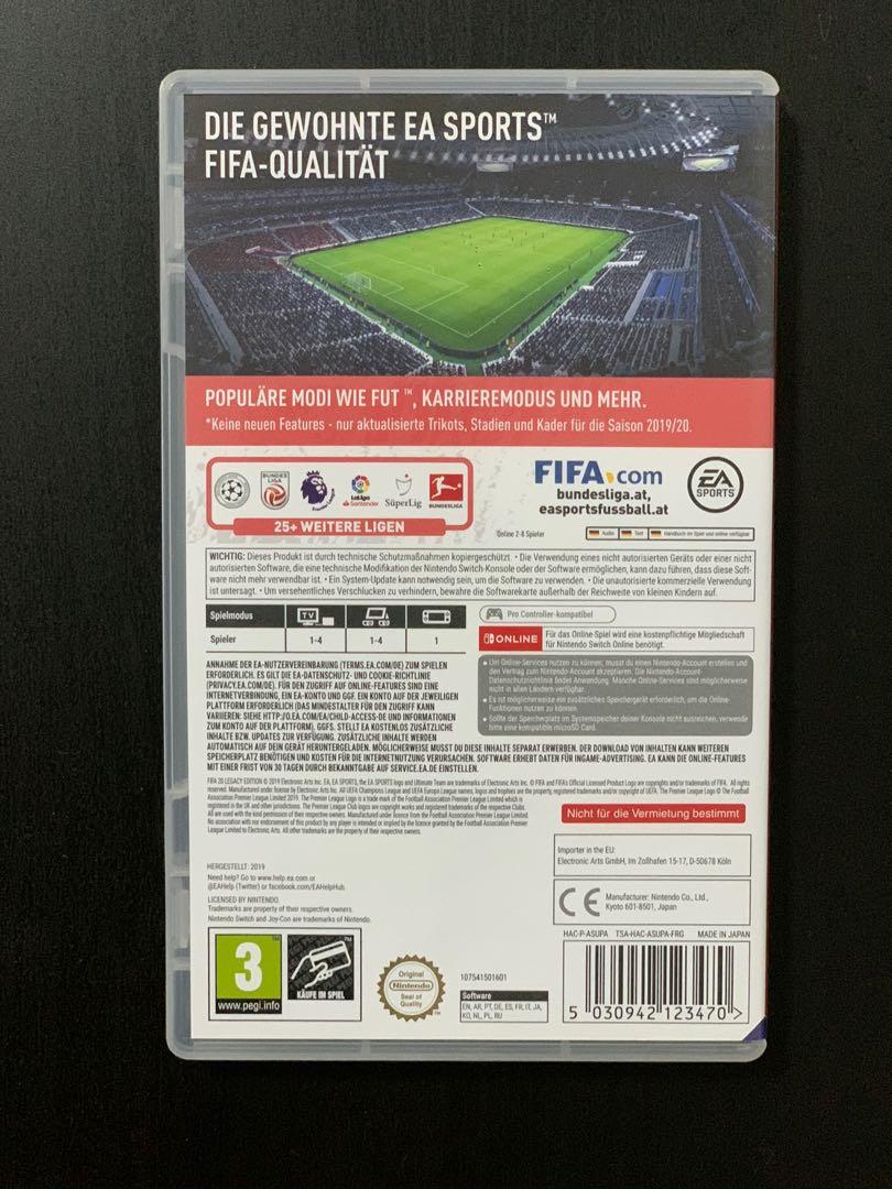 FIFA 20 & Sonic Mania, Toys & Games, Video Gaming, Video Games on Carousell